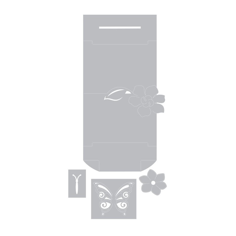 Sizzix Thinlits Die Set - Floral Table Tent